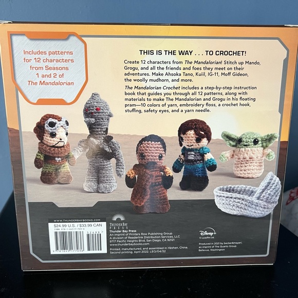 Star Wars | Other | Mandalorian Star Wars Crochet Kit Grogu Baby Yoda ...